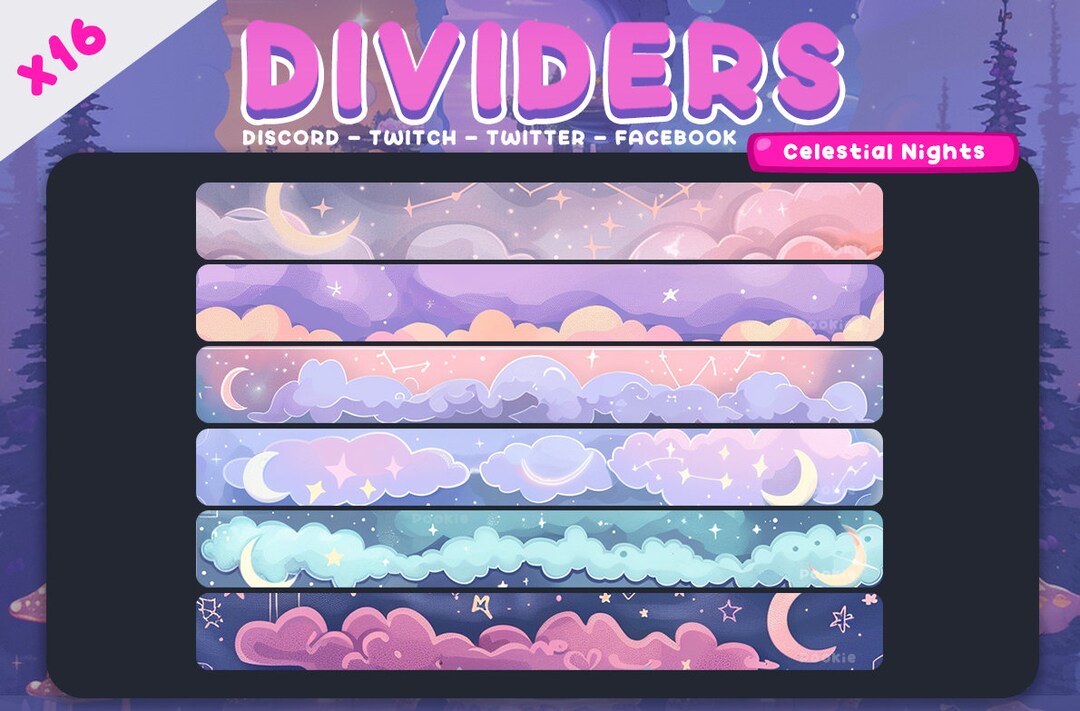 Dividers for Discord | Dividers | Aesthetic | Cute | Banners ...
