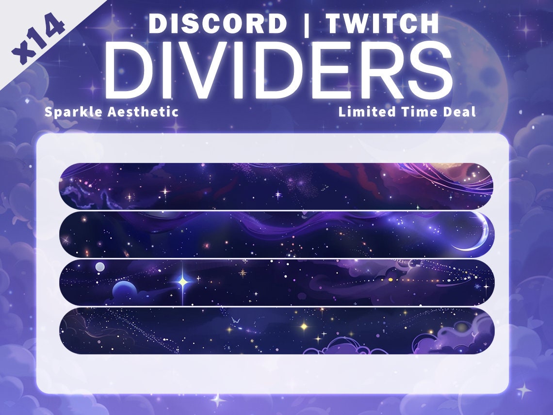 Discord Dividers Fantasy Banners Discord Roles Twitch Panels Customize ...