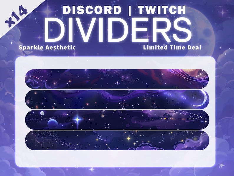 Discord Dividers Fantasy Banners Discord Roles Twitch Panels Customize ...