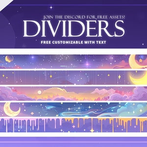 Dividers for Discord | Dividers | Aesthetic | Cute | Discord Graphics ...