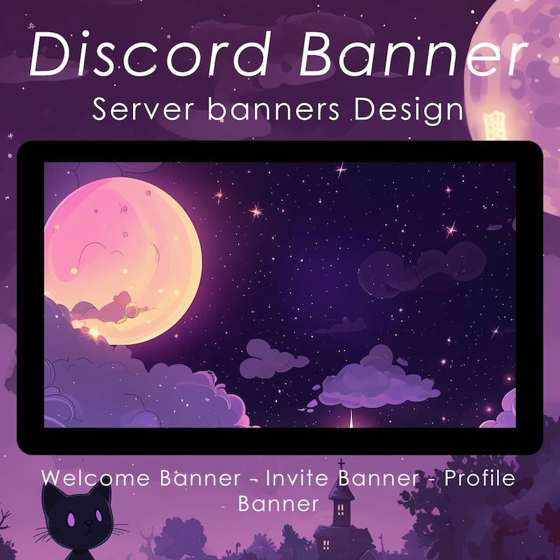 Galaxy Banner Discord - Etsy