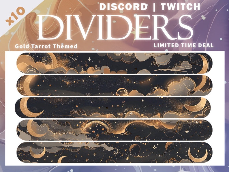 Discord Dividers | Fantasy Banners | Discord Roles | Twitch Panels ...