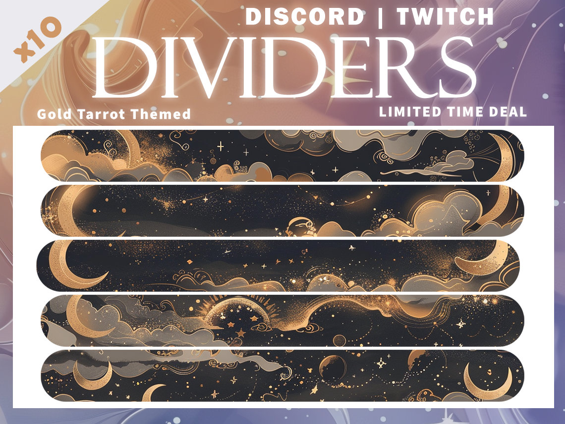 Discord Dividers Fantasy Banners Discord Roles Twitch Panels Customize ...