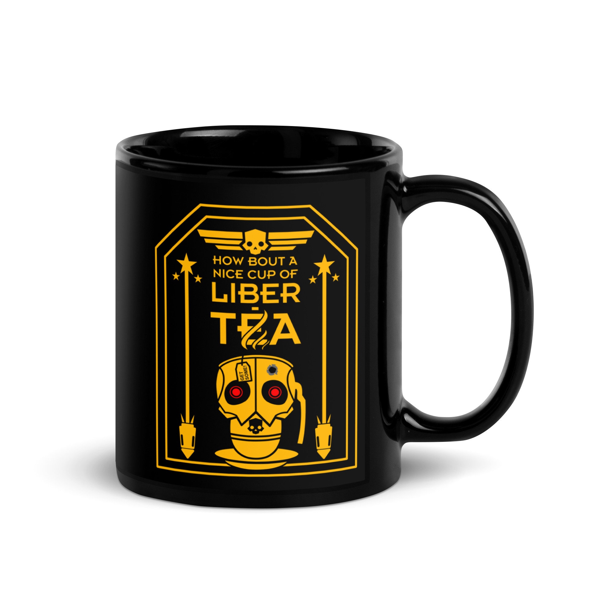 How Bout A Nice Cup of Liber-tea! BLACK - Etsy