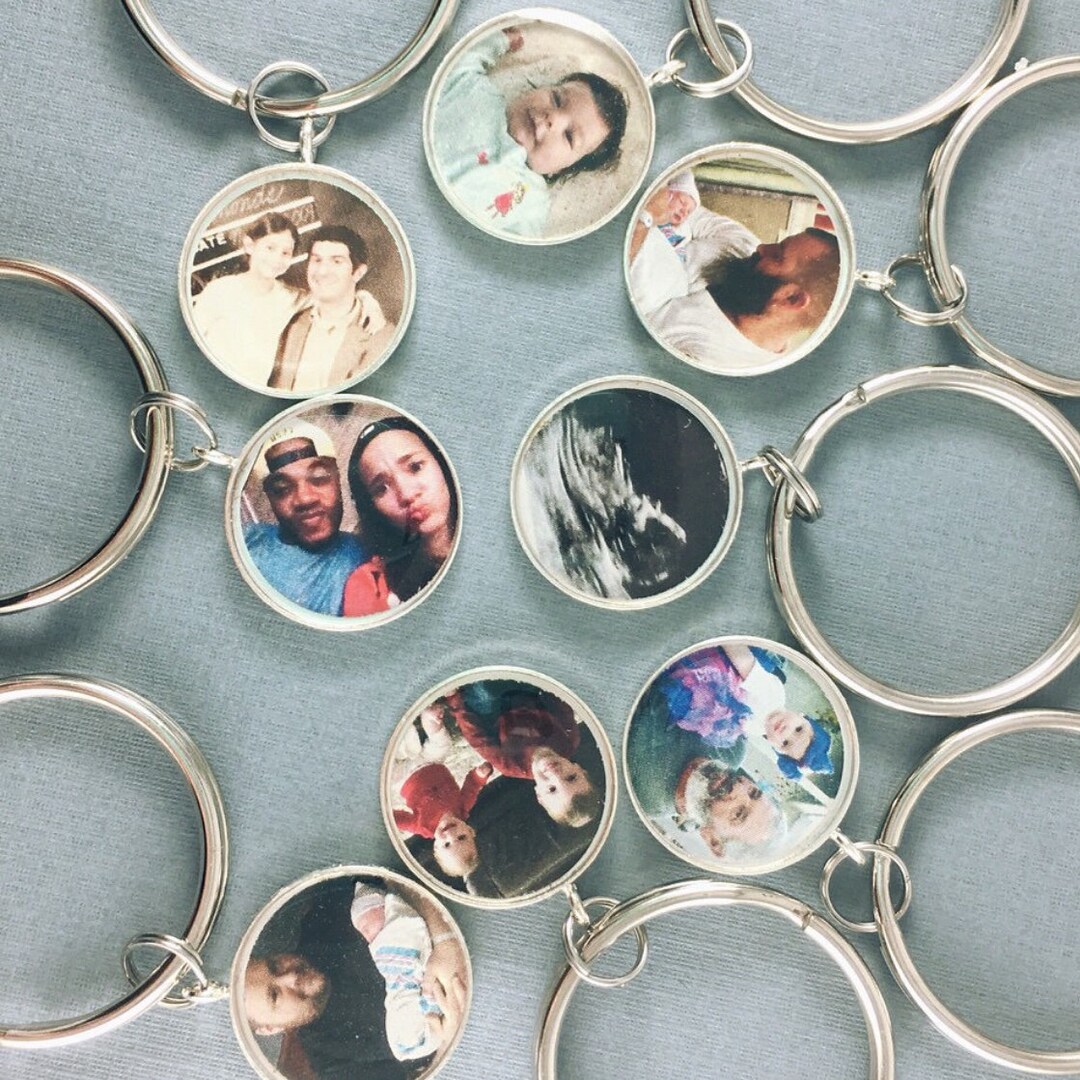 Photo Keychain Custom Gifts Custom Keychain Photo - Etsy