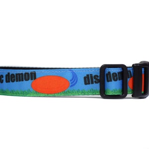 Disc Demon Dog Sport 1 Inch Wide Dog Collar With Adjustable Buckle or ...