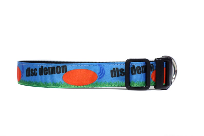 Disc Demon Dog Sport 1 Inch Wide Dog Collar With Adjustable | Etsy