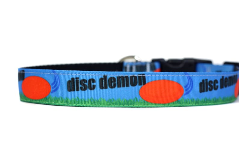 Disc Demon Dog Sport 1 Inch Wide Dog Collar With Adjustable | Etsy
