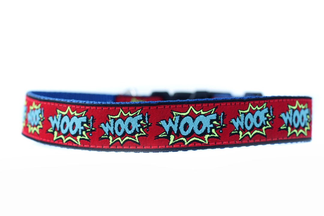 1 Inch Wide Dog Collar With Adjustable Buckle or Martingale in - Etsy
