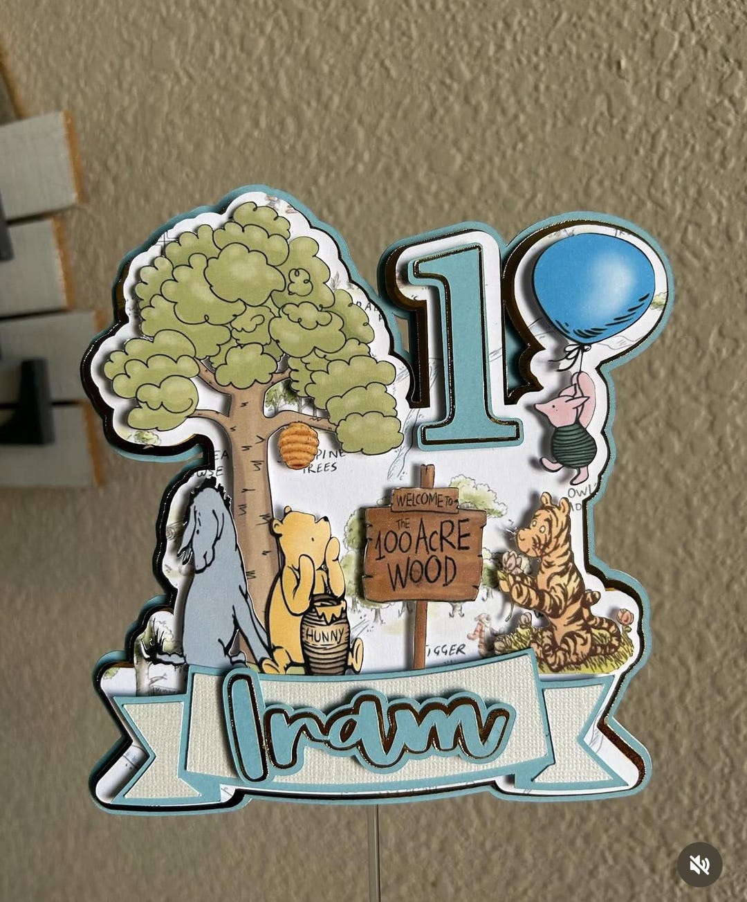 Custom 3D Birthday Cake Topper - Etsy