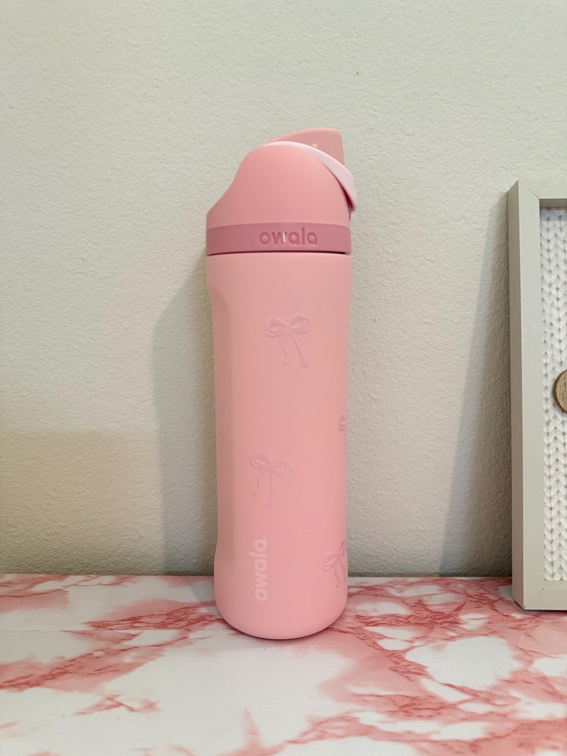 Coquette Bow Pink Owala - Etsy