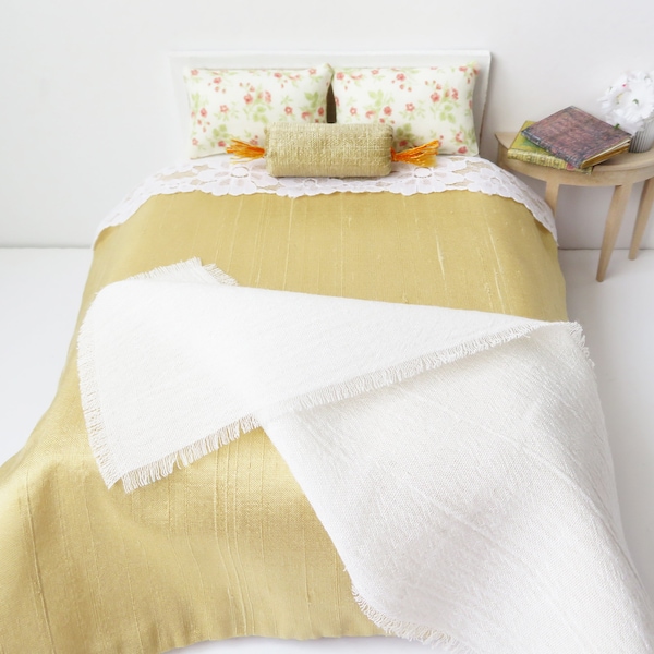 1 12th Scale Bed Pillows Etsy