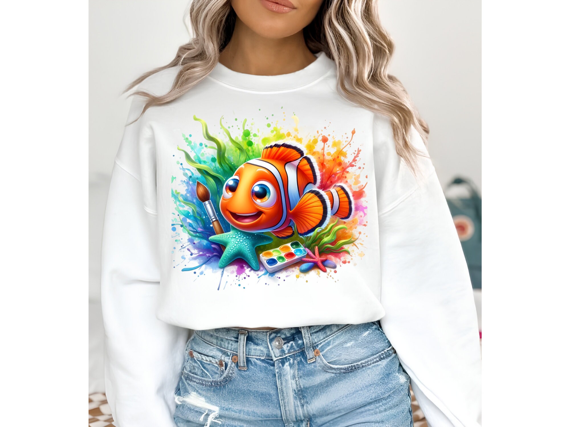 3 Png Finding Nemo, Finding Nemo Splash and Watercolor Digital Design ...
