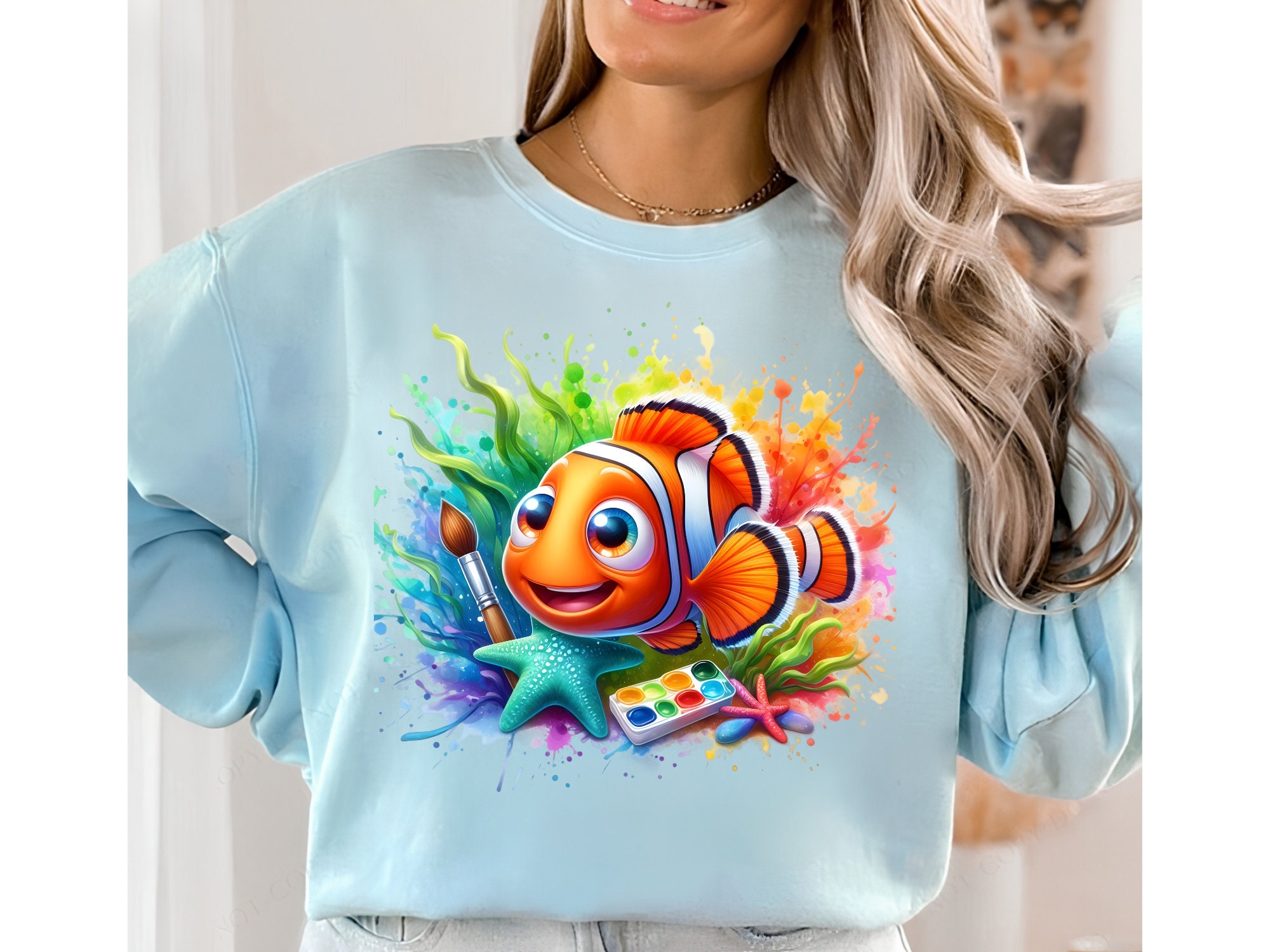 3 Png Finding Nemo, Finding Nemo Splash and Watercolor Digital Design ...
