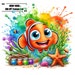 3 Png Finding Nemo, Finding Nemo Splash and Watercolor Digital Design ...