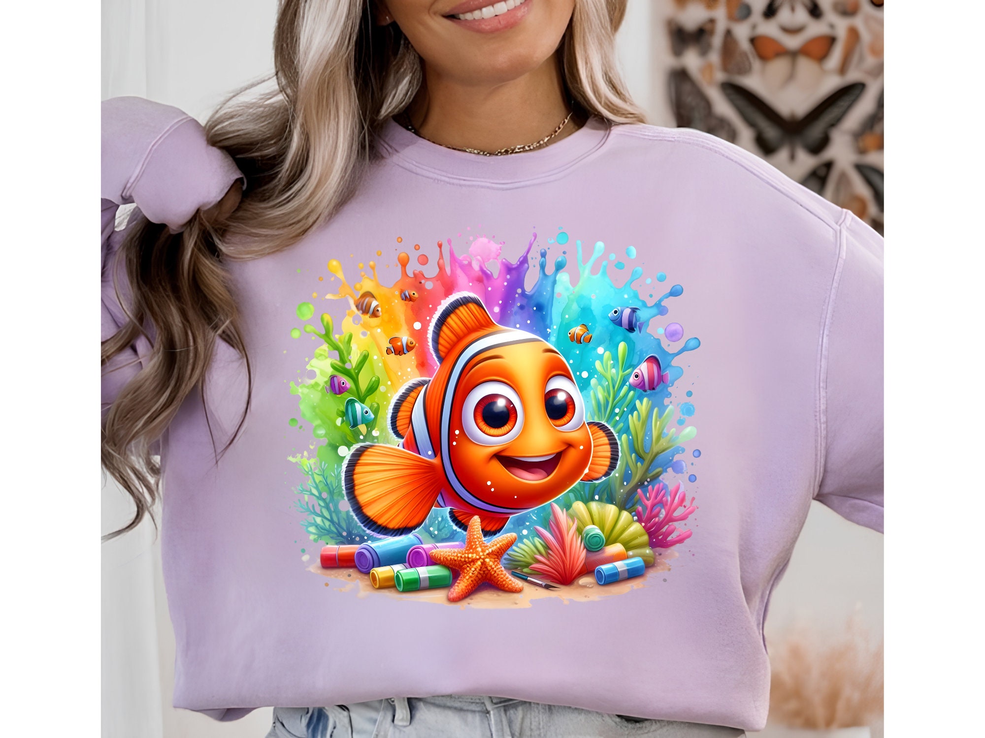 3 Png Finding Nemo, Finding Nemo Splash and Watercolor Digital Design ...