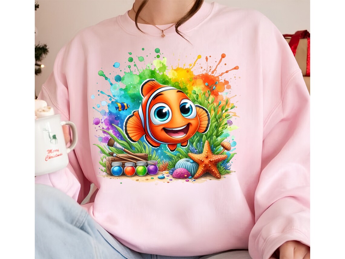 3 Png Finding Nemo, Finding Nemo Splash and Watercolor Digital Design ...
