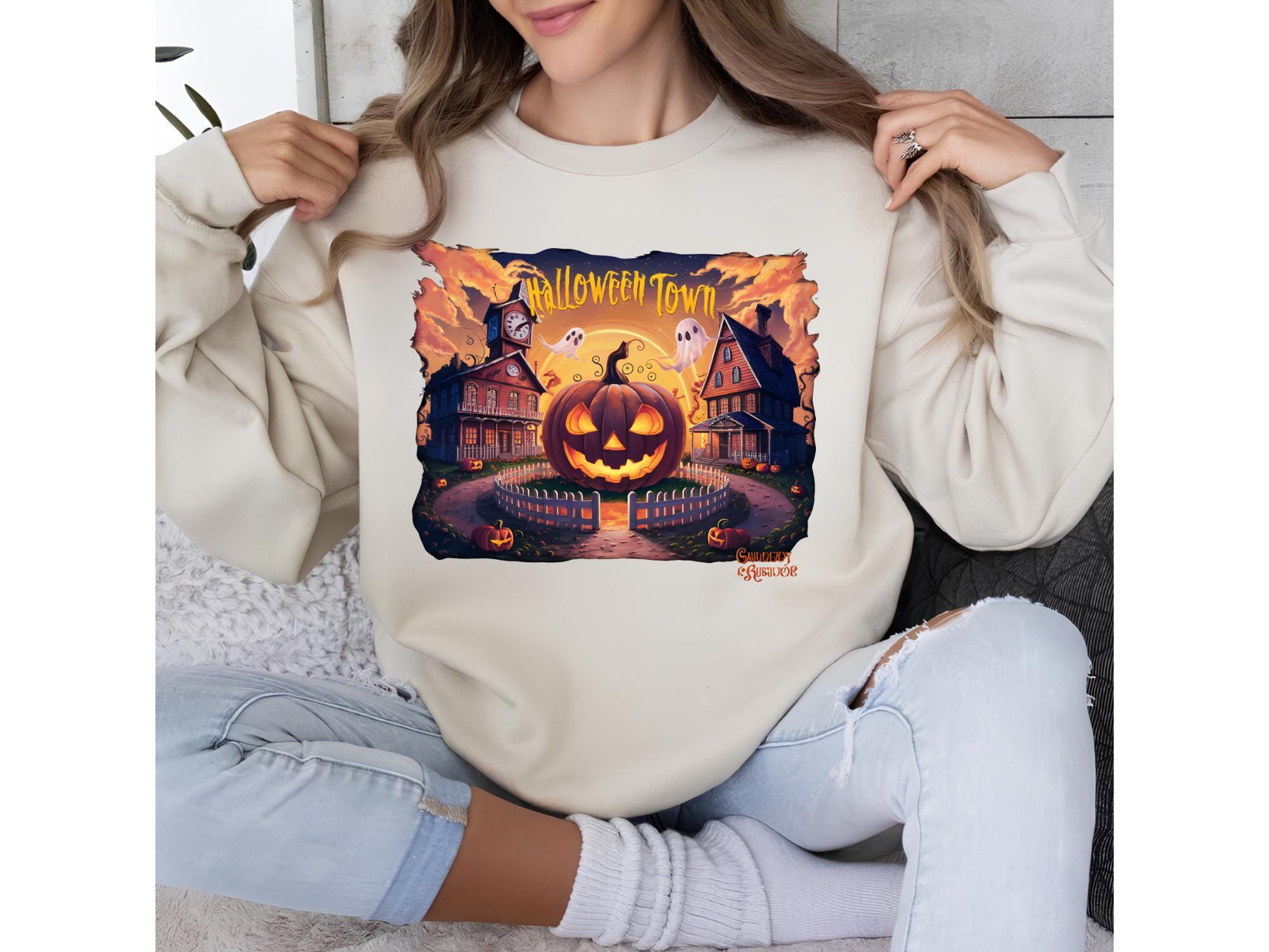 Halloween Town Est 1998 Png Download, Vintage Halloweentown Png ...