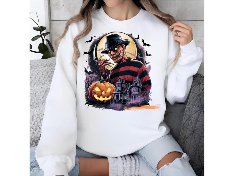 Horror Halloween Sublimation Png, Halloween Png, Retro Halloween Png ...