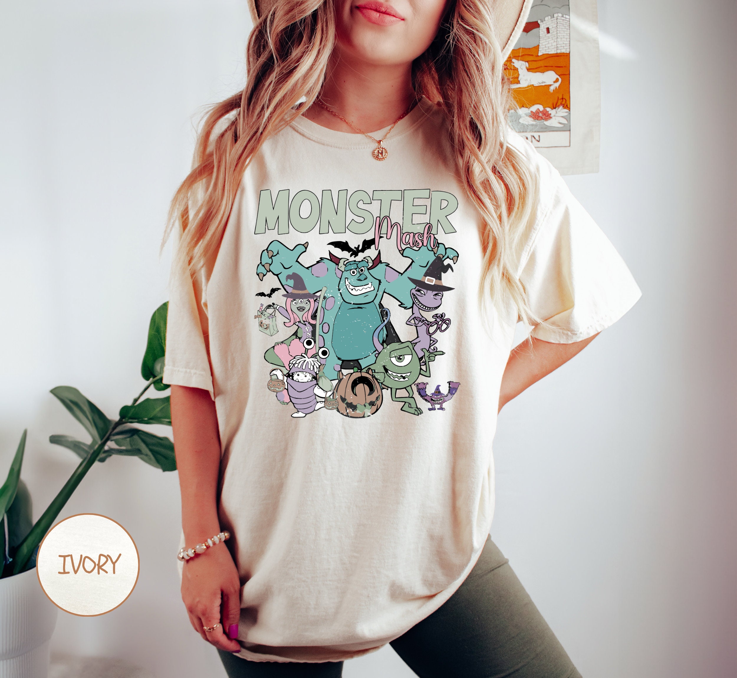 Retro Monster Mash Tshirt, Halloween Comfort Colors Shirt, Vintage ...