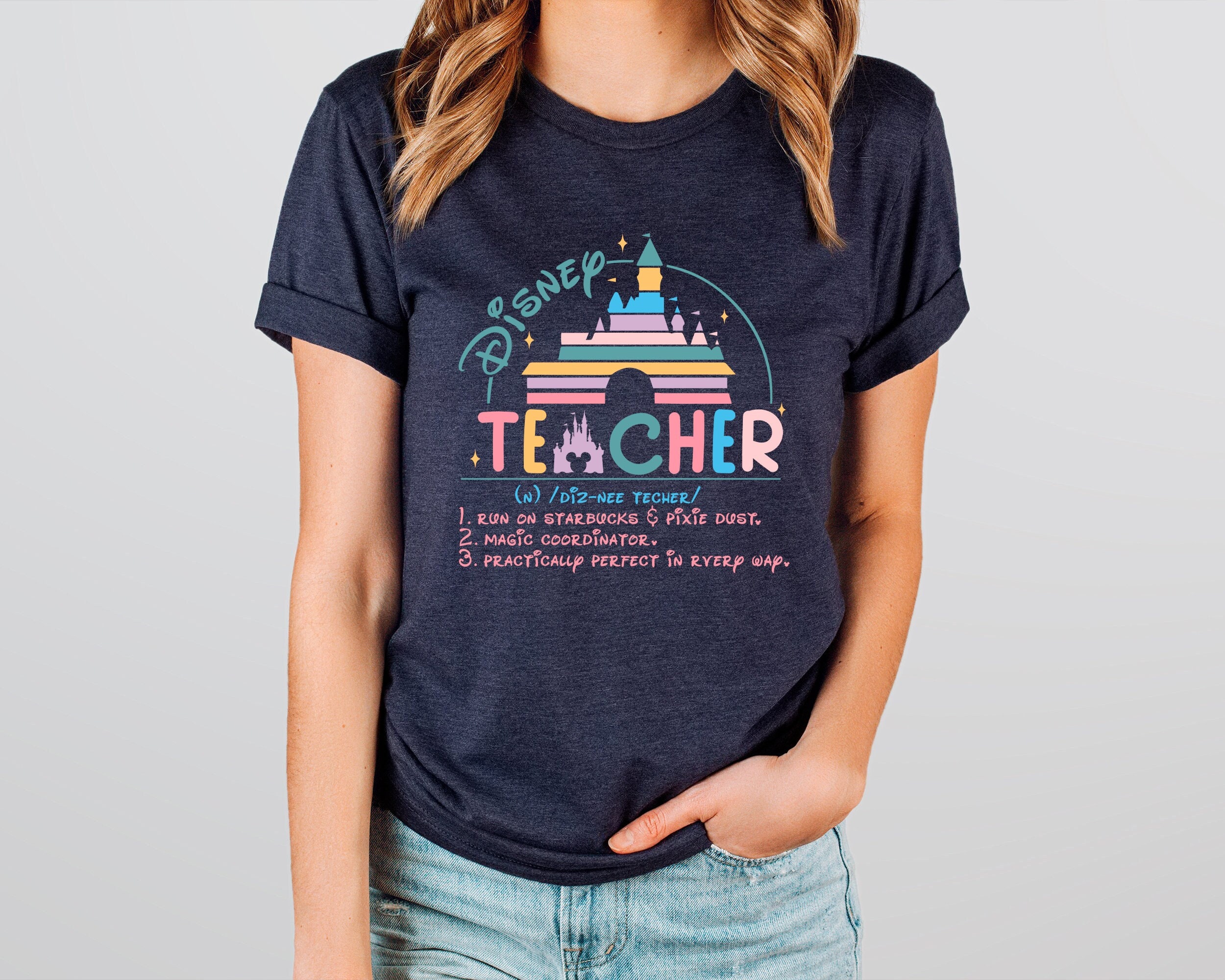 Disneyland Teacher Definition Shirt Teach Love Inspire Shirt Disney