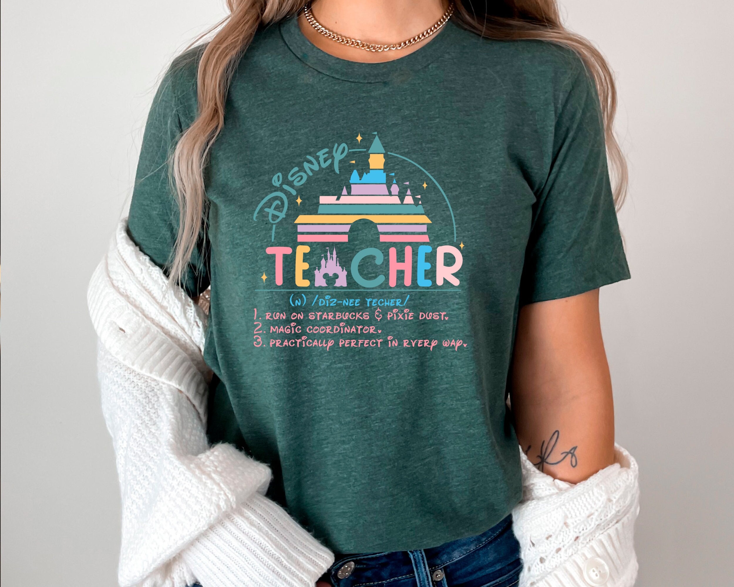 Disneyland Teacher Definition Shirt Teach Love Inspire Shirt Disney