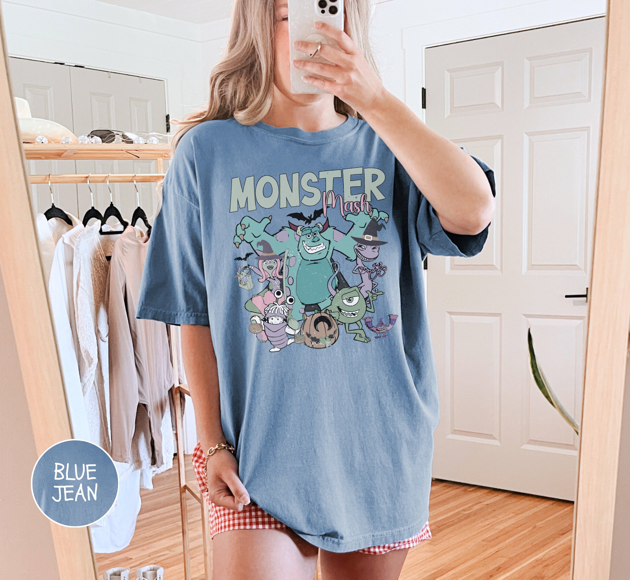 Retro Monster Mash Tshirt, Halloween Comfort Colors Shirt, Vintage ...