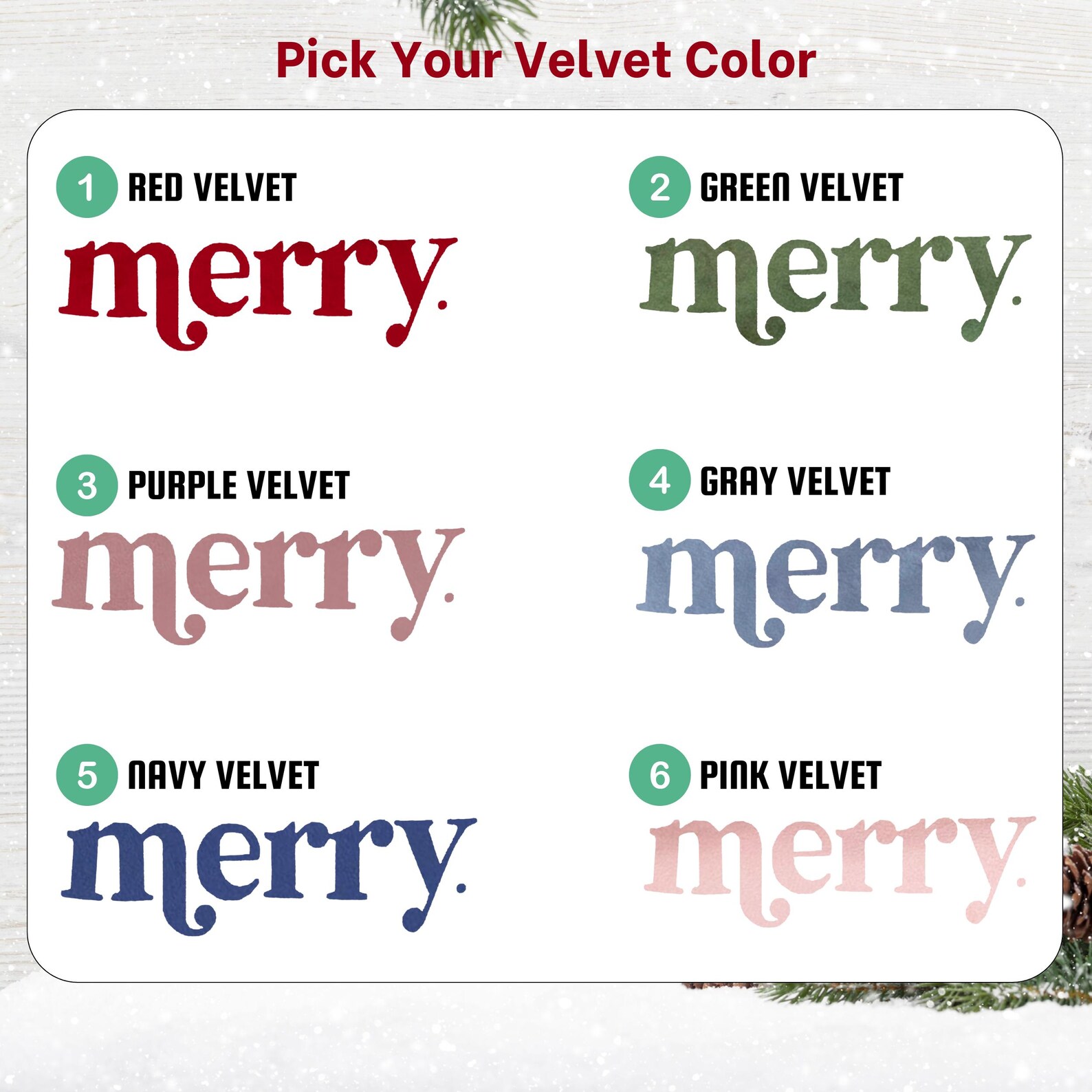 Merry Sweatshirt, Velvet Christmas Sweatshirt, Holiday Sweater, Merry ...