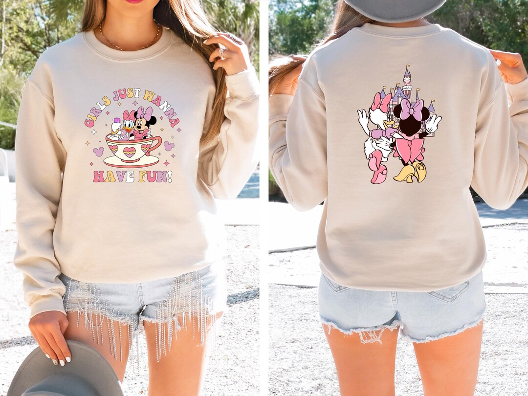 Disney Front & Back Sweat, Disney Minnie Daisy Shirt, Girls Just Wanna ...