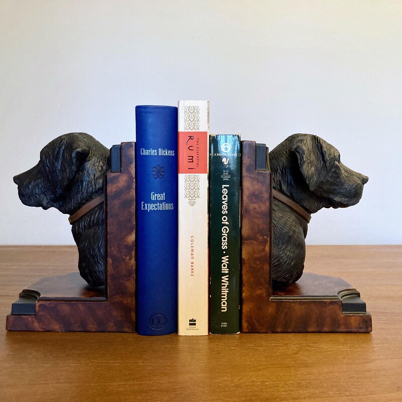 Dog Bookends - Etsy