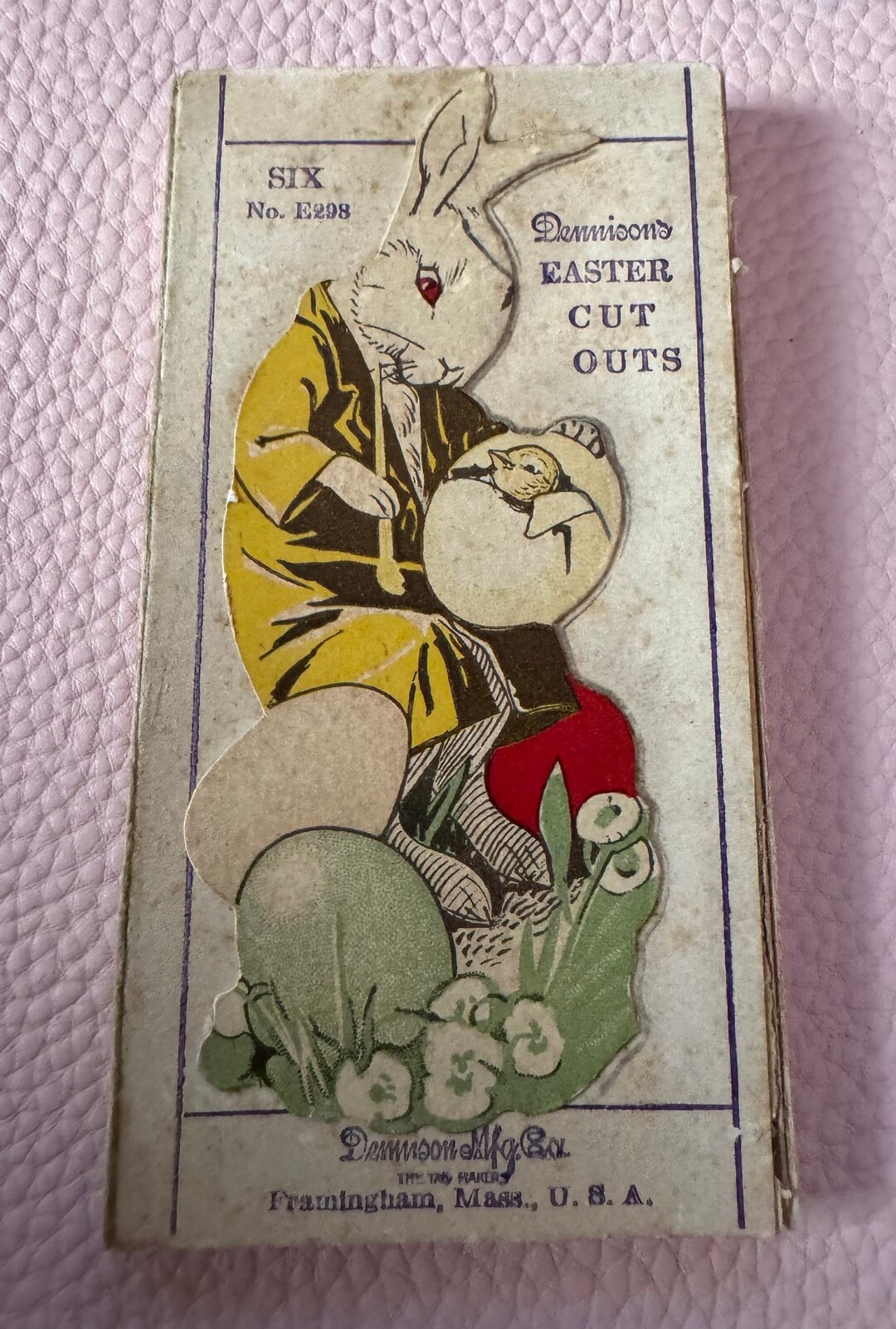 Antique Vintage Dennison Easter Rabbit Cut Outs - Etsy