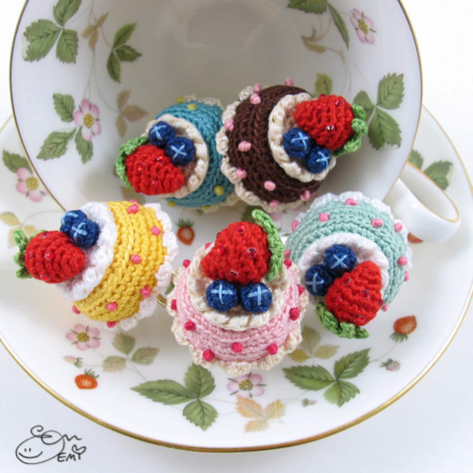 PDF Amigurumi / Crochet Pattern Amigurumi Dessert Jewelry - Etsy