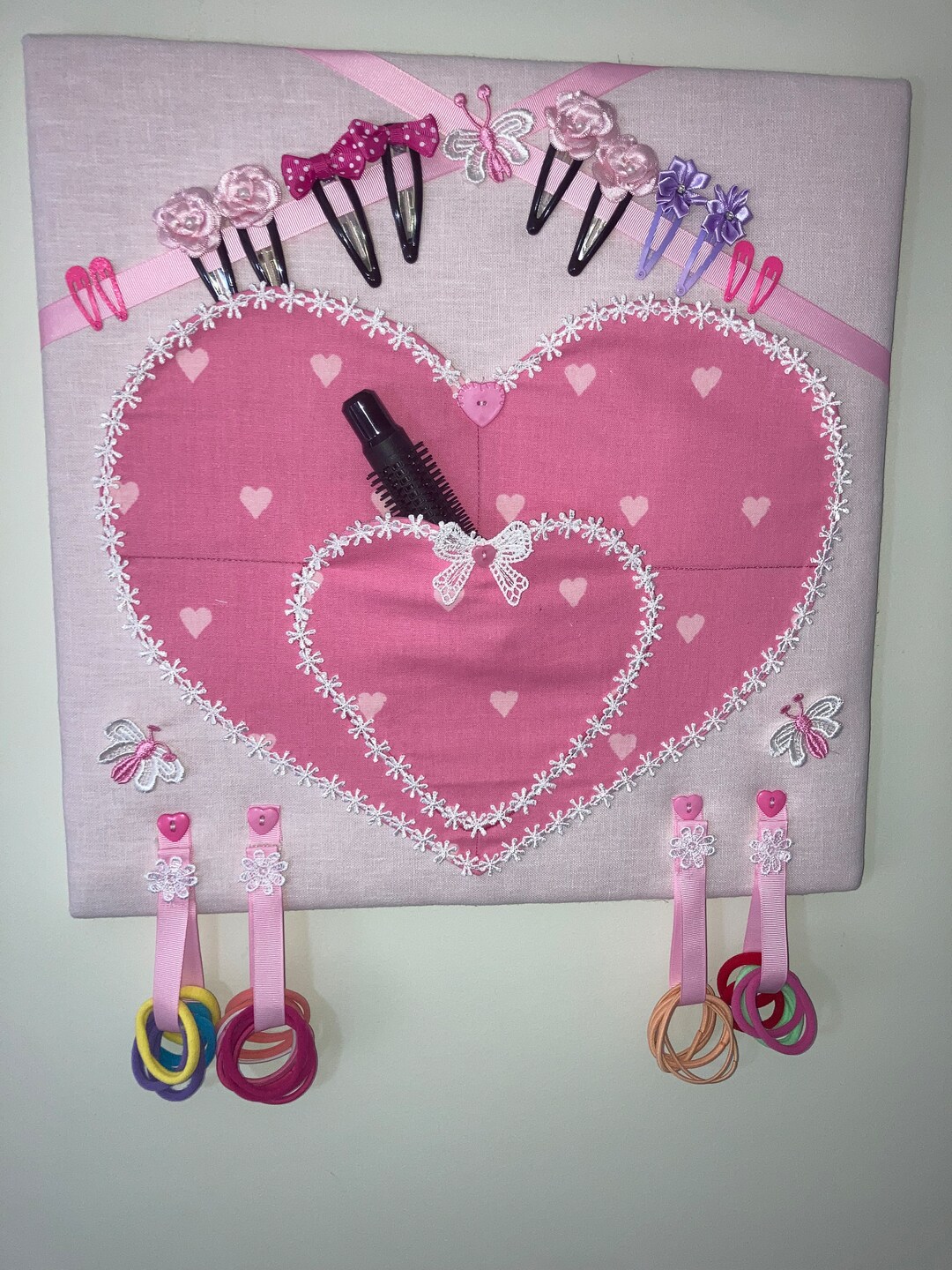 Hair Keeper Memo Board for Your Child's Brush, Scrunchies, Hair Bands ...