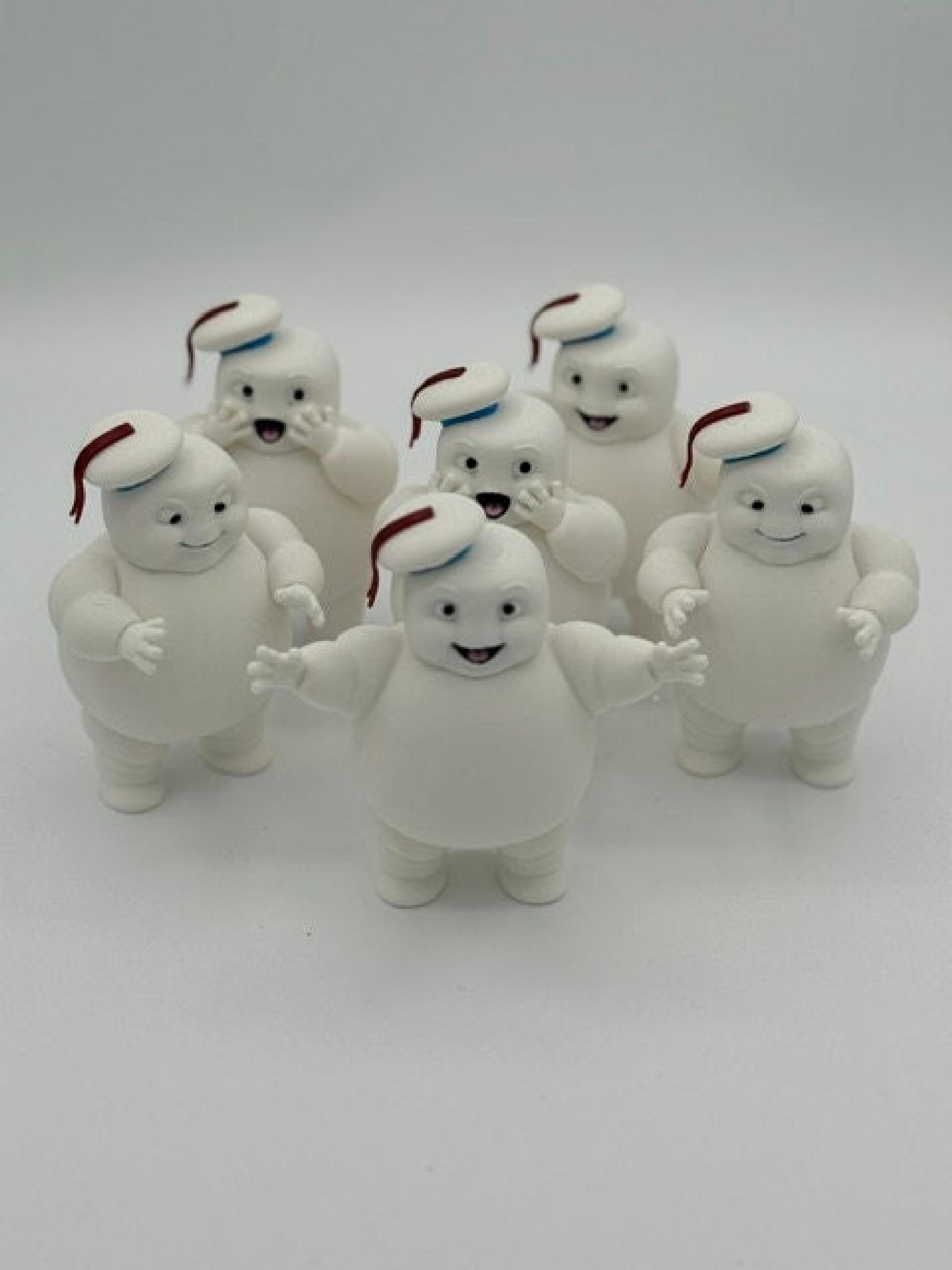 Stay Puft Marshmallow Men: Ghostbusters Mini Figurines (set of 6 ...