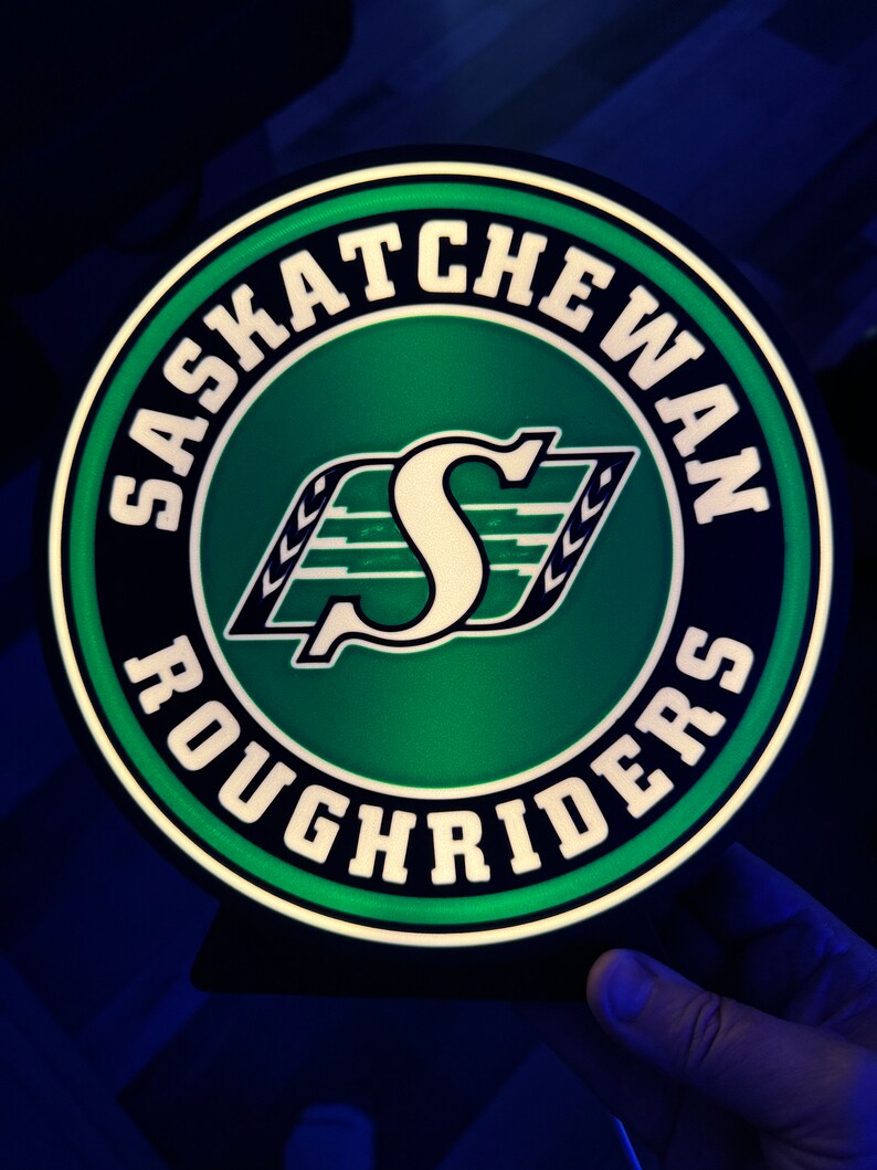 Saskatchewan Roughriders LED Lightbox Perfect Gift for Football Fans - Etsy