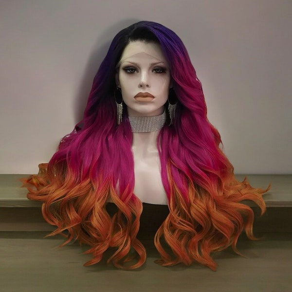Colorful Wig - Etsy