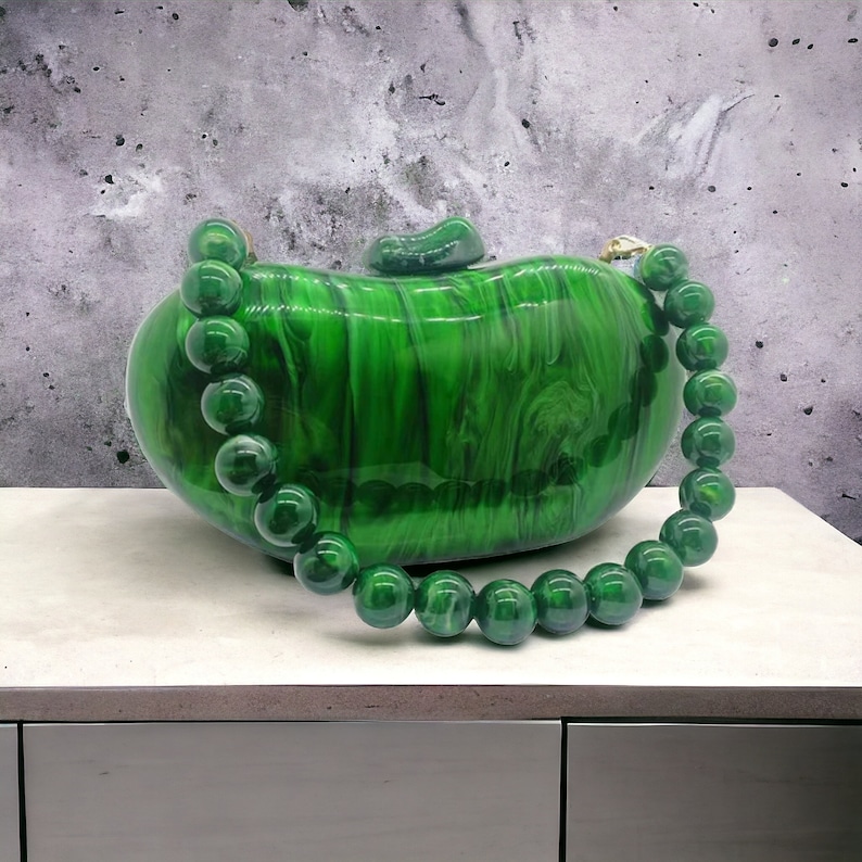 Emerald Green Clutch Bag | Luxury Green Evening Clutch | Bridesmaid ...