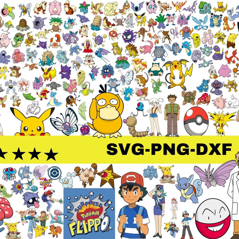 Pokemonsvg - Etsy