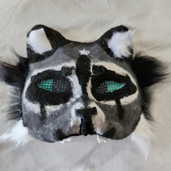 Therian Raccoon Mask - Etsy