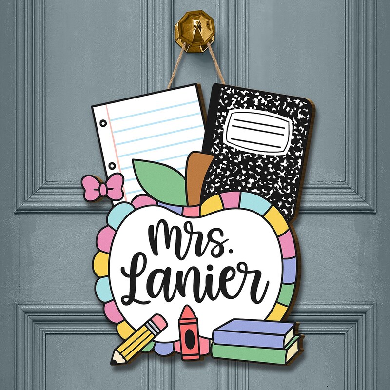 Apple Door Hanger - Etsy