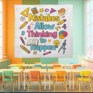 Mistakes Allow Thinking to Happen Classroom Tapestry – Inspirational ...