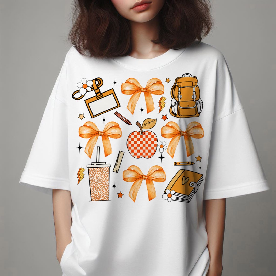 Coquette Teacher Png, Teacher Coquette Bow Autumn Png, Teach Love ...