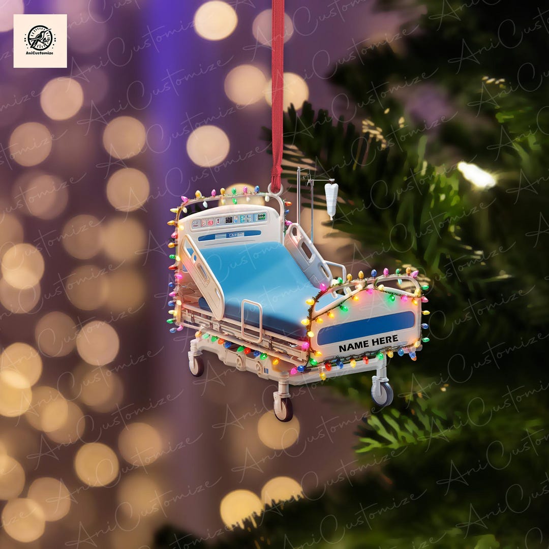 Personalized Corporation Stretcher Patient Ornament, Surgery Medicine ...