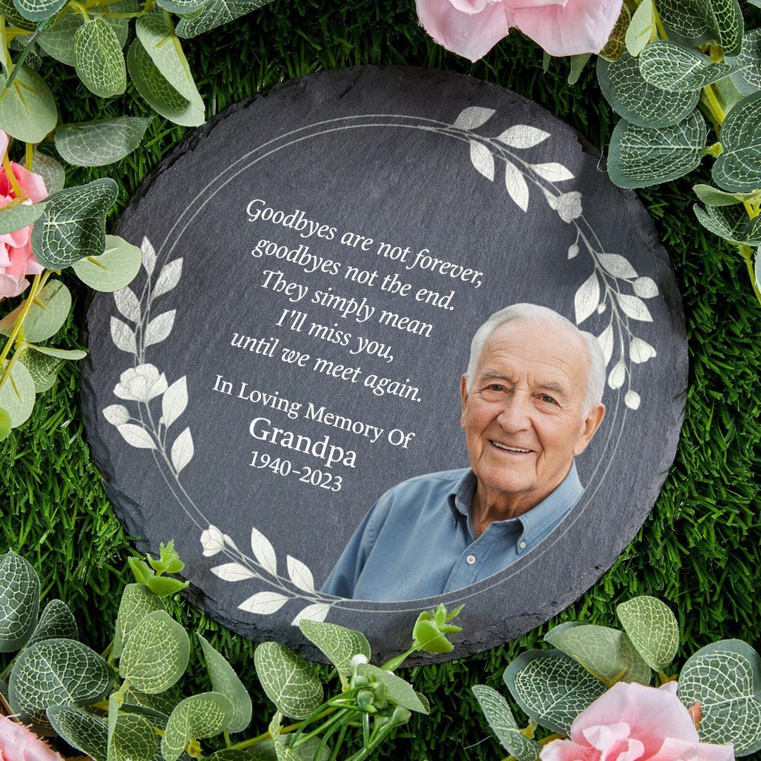 Personalized Memorial Stone – in Loving Memory Grave Marker, Sympathy ...