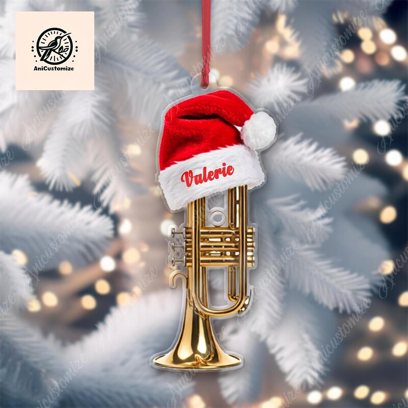 Trumpet Ornament - Etsy