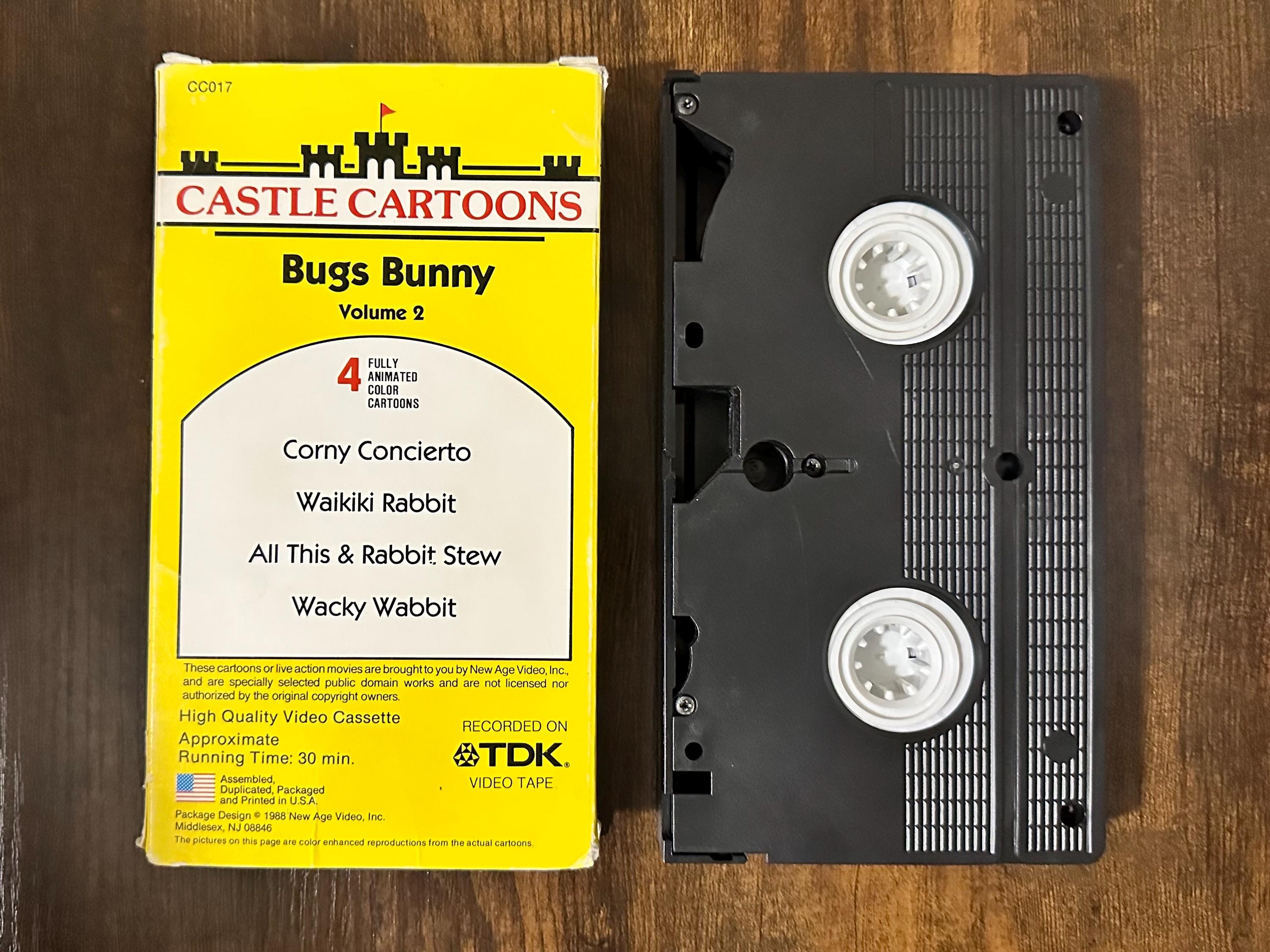 Castle Cartoons Bugs Bunny Vol 2 VHS 1988 - Etsy