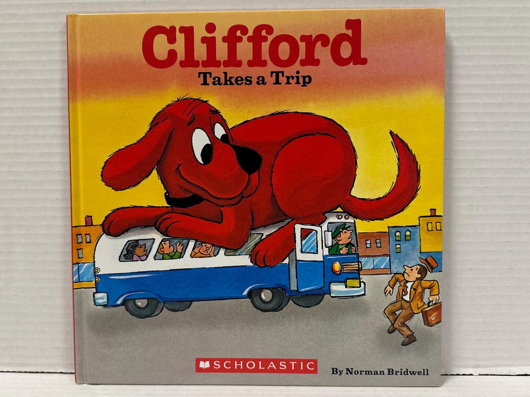 VINTAGE Clifford Takes a Trip - Scholastic Children's Book - Etsy