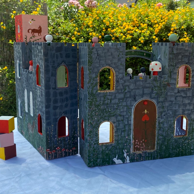 Wooden Castle - Etsy