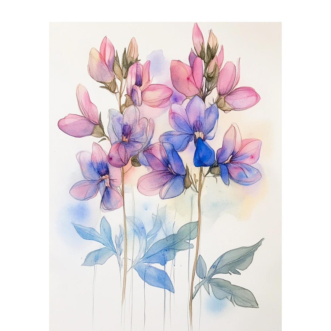 Tuberose Watercolor Flowers, Junk Journal Pages, Wedding Invite Designs ...