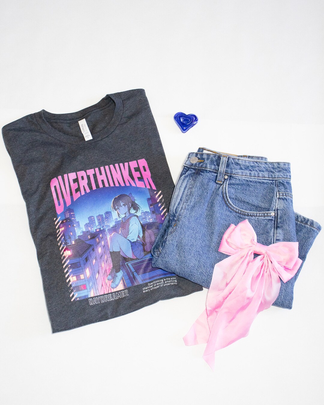 Overthinker Anime T-shirt - Etsy